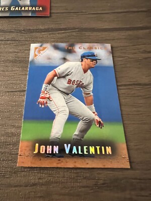 1996 Topps Gallery The Classics Baseball Card #12 John Valentin, Red ...