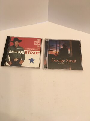 George Strait 2 CD Lot, The Road Less Traveled, Latest Greatest ...