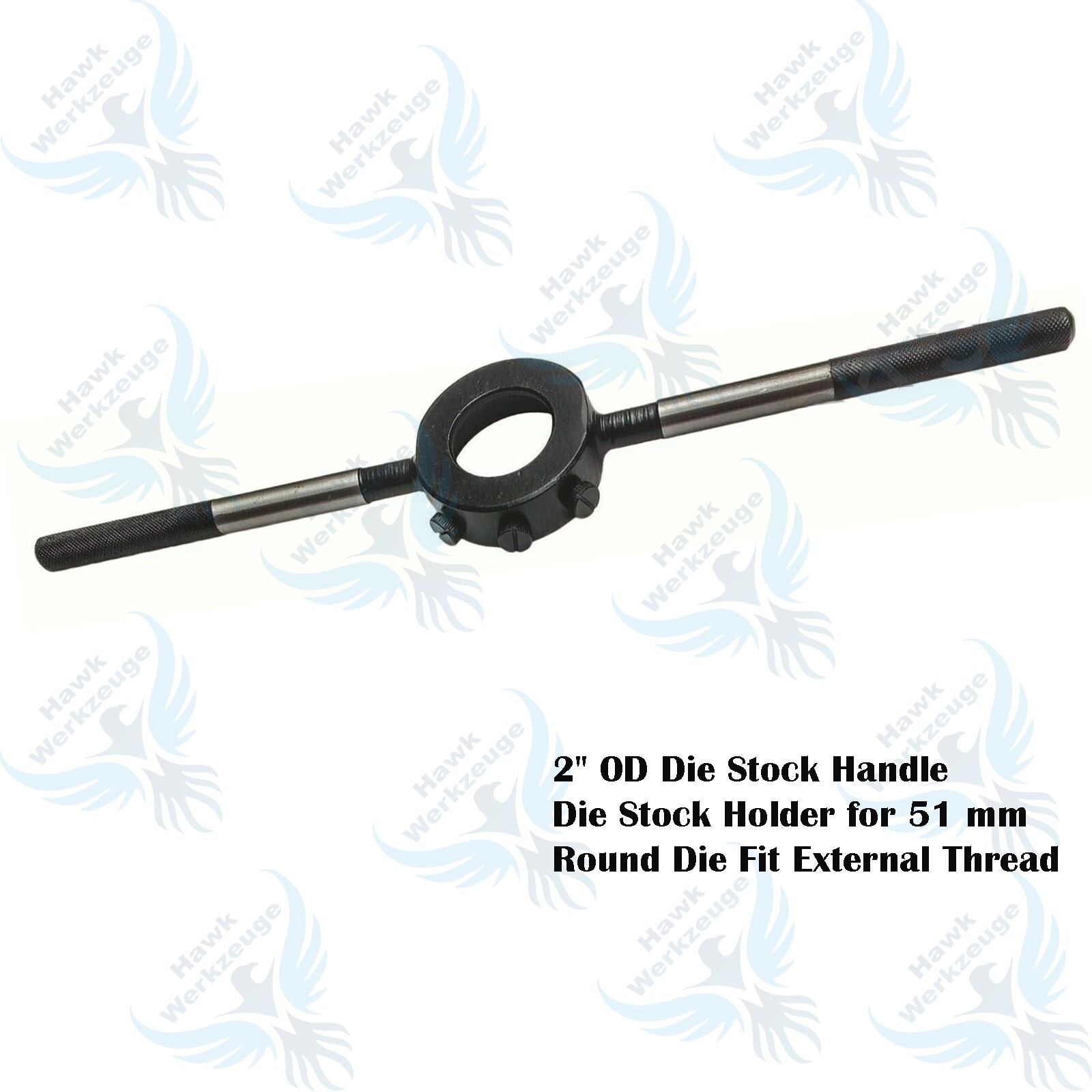 New 2" OD Die Stock Handle, Die Stock Holder for 51 mm Round Die ...