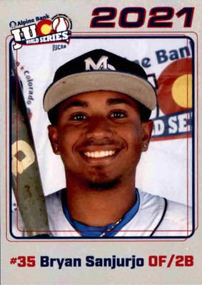 2021 Miami-Dade Sharks Juco Cards 26 Bryan Sanjurjo Puerto Rico PR ...