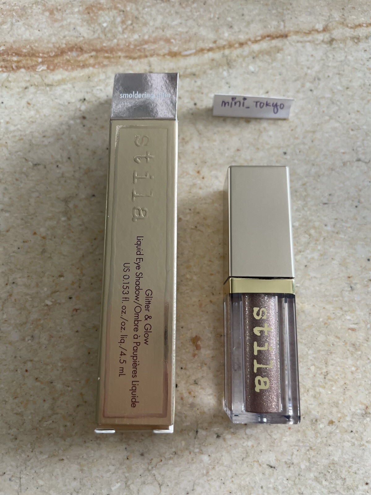 Stila Glisten & Glow Liquid Eye Shadow SMOLDERING SATIN 0.153oz 4.5ml ...