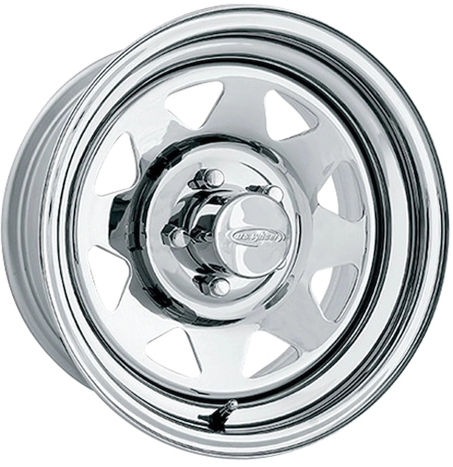 U.S. Wheel 75-5080 Chrome 8 Spoke Wheel (Series 75) Size: 15 x 10 Bolt ...