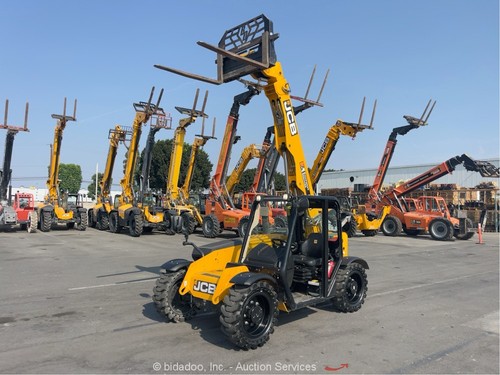 2022 JCB 505-20TC 19' 5,000 lbs Telescopic Reach Forklift Telehandler ...
