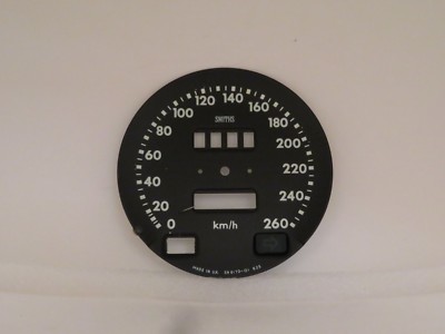 Speedometer Dial Face Plate 260KMH Smiths Brand Fits Jaguar XJ12 SN6173 ...