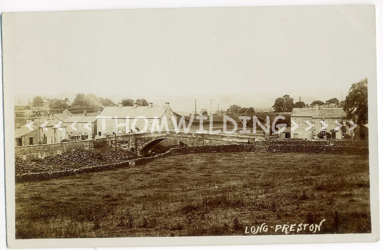 RP SKIPTON Yorkshire Dales LONG PRESTON VILLAGE River Ribble BRIDGES | eBay