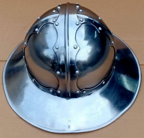 Kettle Hat Medieval Knight Crusader Steel Armour Replica Armor Helmet ...