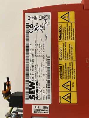 SEW EURODRIVE MC07B0003-2B1-4-00/FSC11B, MOVITRAC B INVERTER DRIVE. | eBay