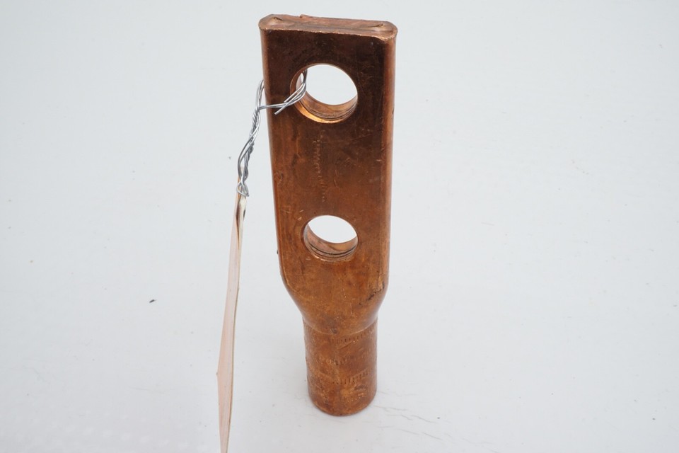 (1) New Burndy YCA28-2N Hylug Compression Terminal, 4/0 Copper ...