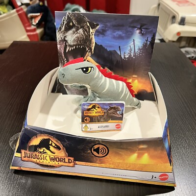 NEW Jurassic World Dominion Allosaurus Dinosaur Sound Plush With ...
