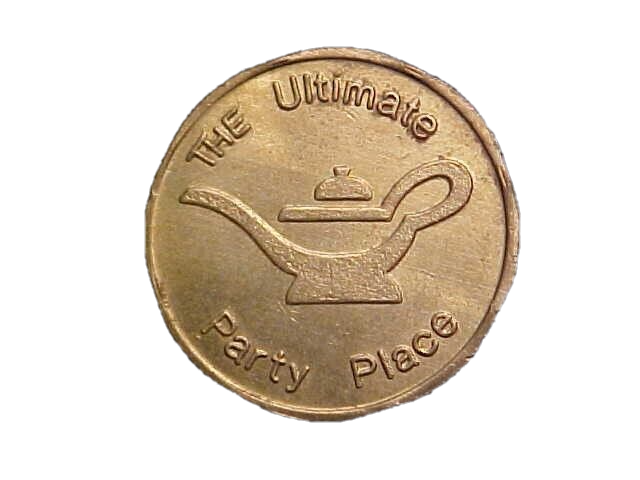 BALLY'S ALADDIN'S CASTLE -THE ULTIMATE PARTY PLACE TOKEN!-c2904xcx | eBay