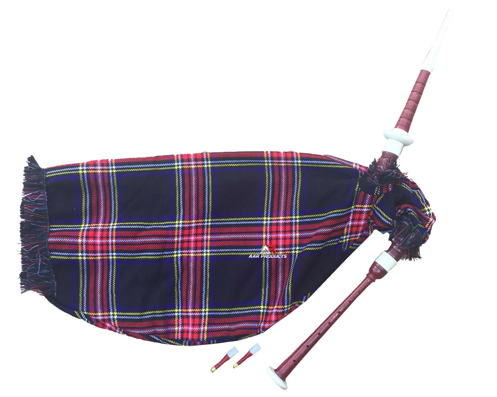 Scottish Goose Bagpipe Silver Imitation Ivory Mount Practice Multi ...