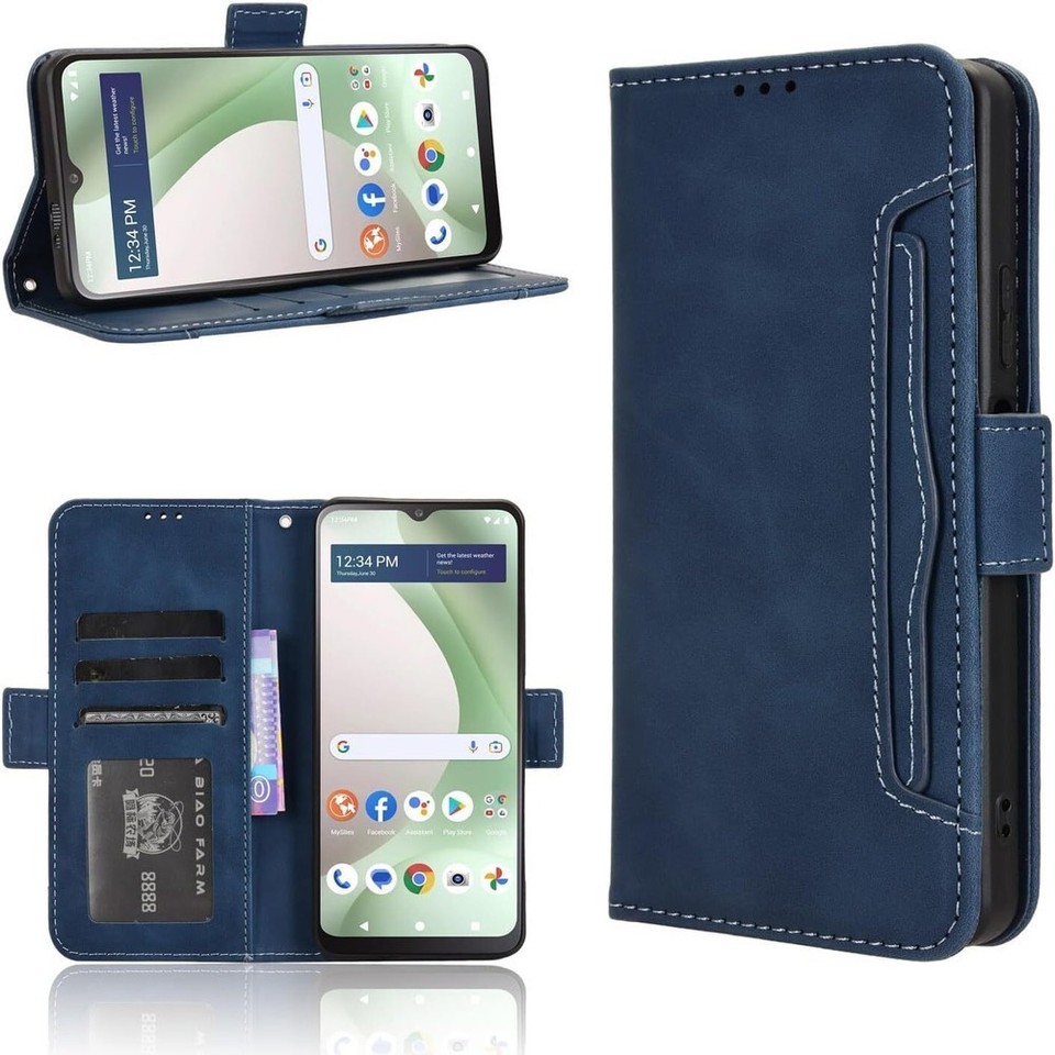 For Tracfone BLU View 5 B160V Phone Case, BLU View 5 Leather Magnet ...