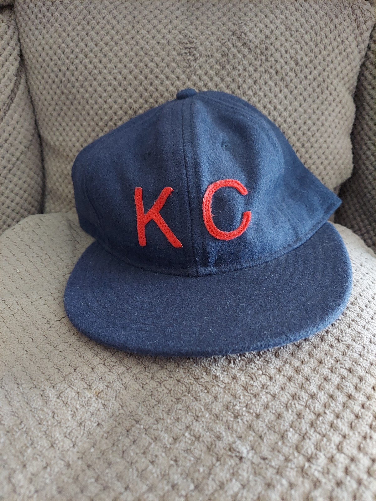 Baldwin Kansas City Fitted Hat KC Baseball Cap Size 7 1/2 Wool Retro | eBay