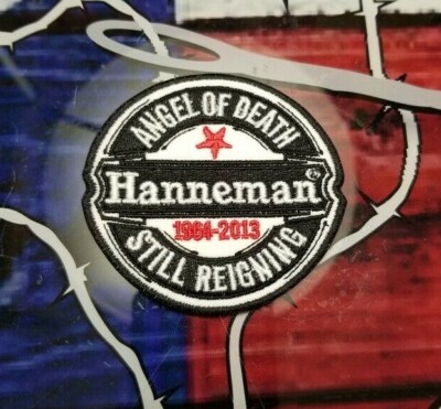 EMBROIDERED HANNEMAN ANGEL OF DEATH ROUND PATCH (Please Read Ad) | eBay