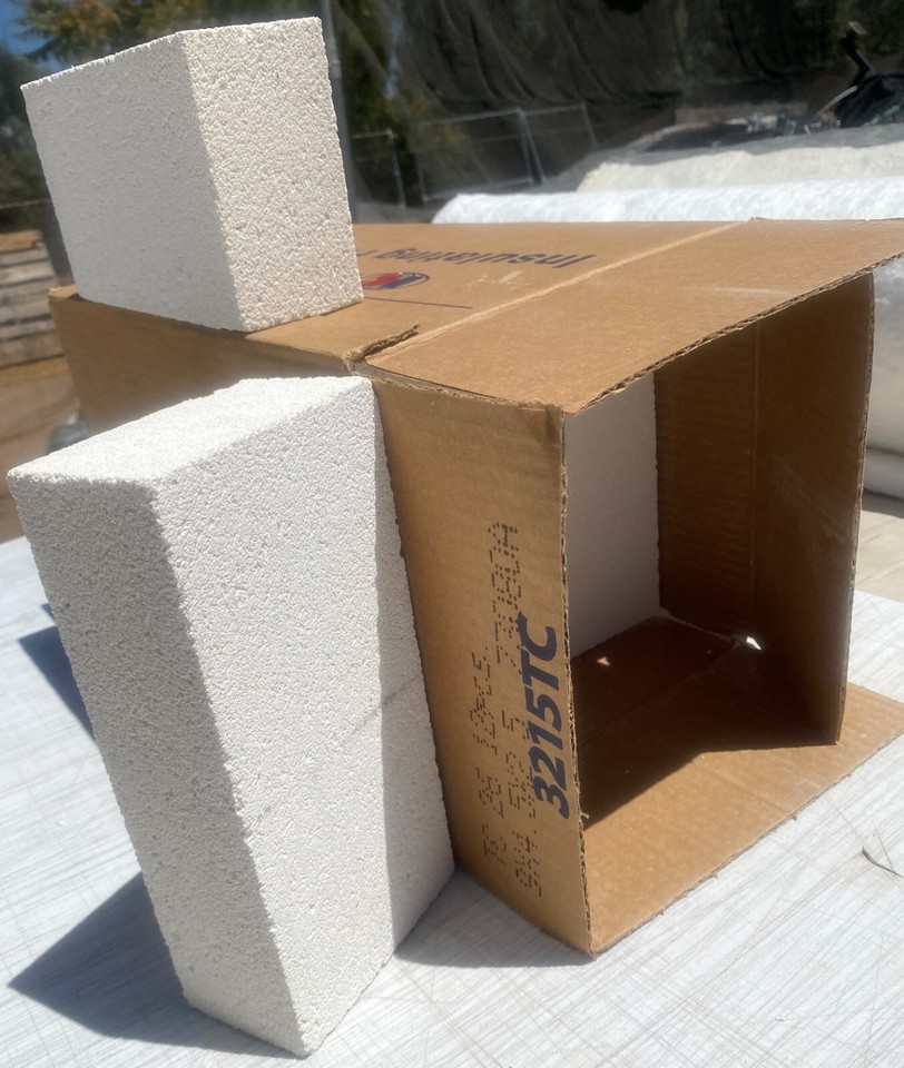 2600F DENSE TC26 Insulating Firebrick 9 x 4.5 x 2.5 Thermal Ceramics ...