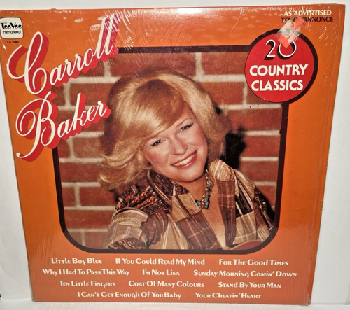 Carroll Baker * 20 Country Classics * Lp Vinyl Record | eBay