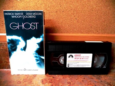 GHOST (VHS 1990) Patrick Swayze, Demi Moore, Whoopi Goldberg, Tony ...