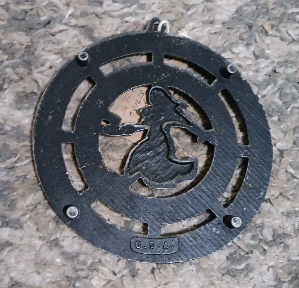 Vintage Cast Iron Metal Trivet - Im Not Fast Cook Not Slow Cook Half ...