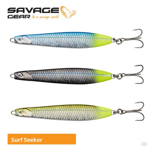 Savage Gear Surf Seeker Lures - Bass Cod Pollock Sea Trout Salmon ...