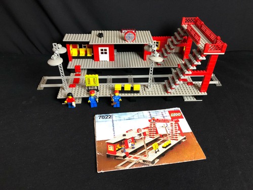 Lego 7822 Railway Station Train, großer Bahnhof, Zug Eisenbahn City von ...