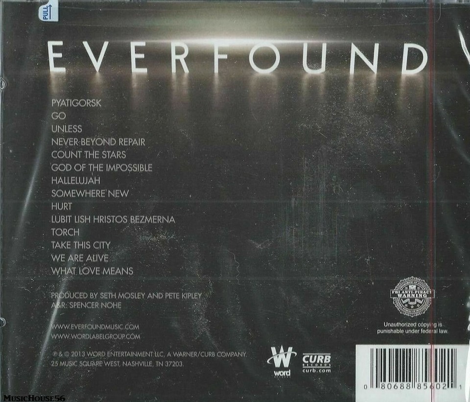 EVERFOUND - Everfound - Rock Pop CCM Music CD | eBay