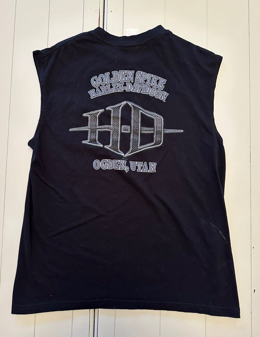 Harley Davidson Ogden Utah Golden Spike Mens Size LAR… - Gem