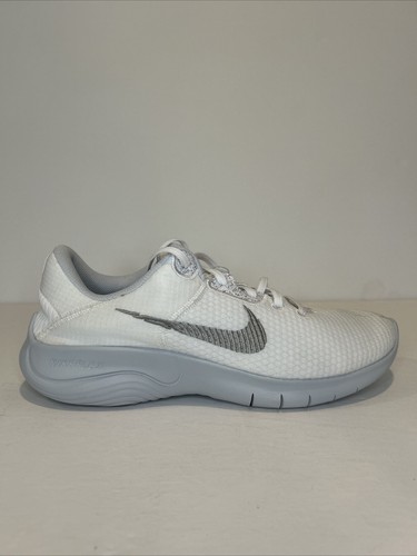 Nike Flex Experience Run 11 Running White Silver Size 9.5 Womens New ...