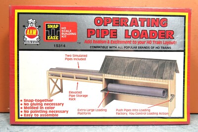 HO SCALE AHM OPERATING PIPE LOADER MODEL KIT # 15314 | eBay