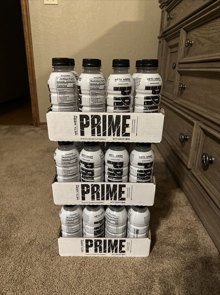 Prime Hydration Drink “Meta Moon” Flavor 16 oz Bottles KSI & Logan Paul ...