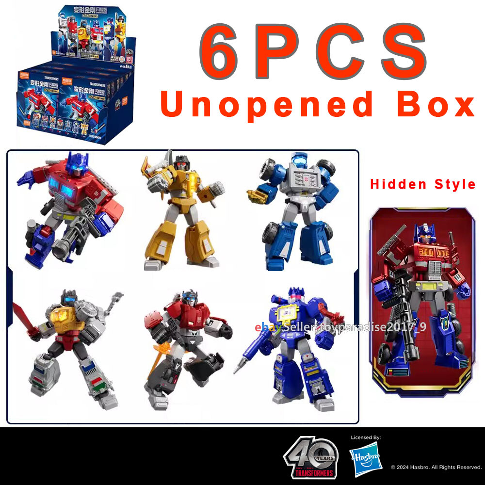 Blokees Transformers G1 Action Assembly Model Figure Blind Box Optimus ...