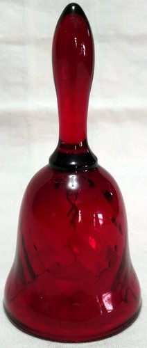 RUBY RED BELL 4.5” Diamond Pattern Inside Dome | eBay