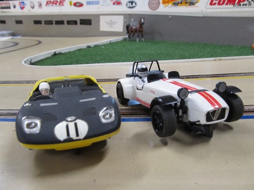 One Pair of Used Scalextric 1/32 Slot Cars - Vintage Custom Ford GT ...