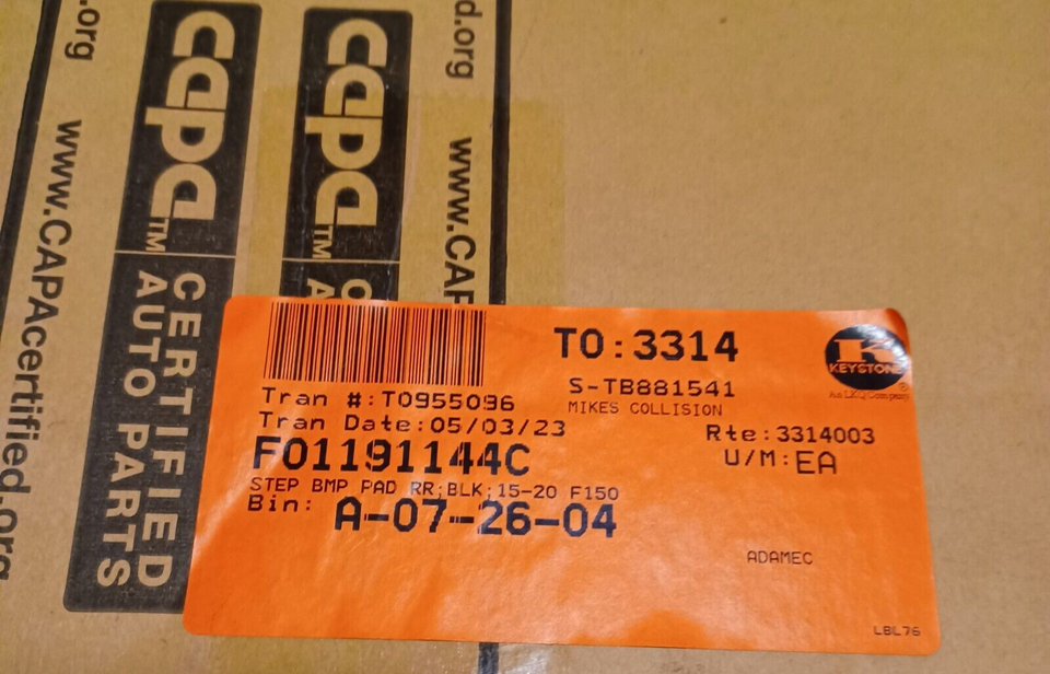 Ford F-150 2015-2020 Rear Bumper Step Pad with Towing Package & Sensor ...