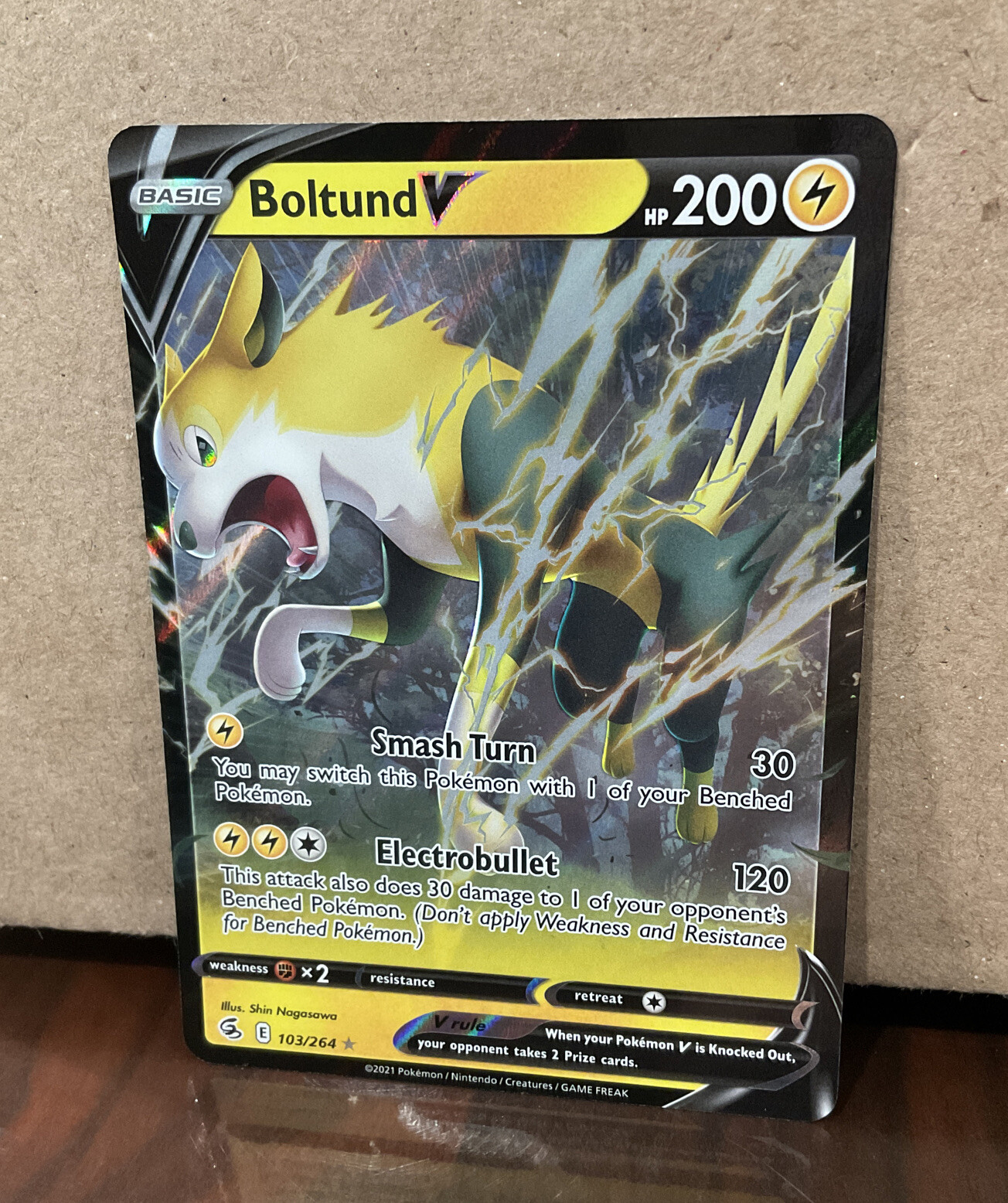 BOLTUND V 2021 FUSION STRIKE HOLO ULTRA 103/264 | eBay