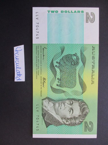 Australian Banknotes: Uncirculated $2 - Great Item, Must Have! (T9428 ...