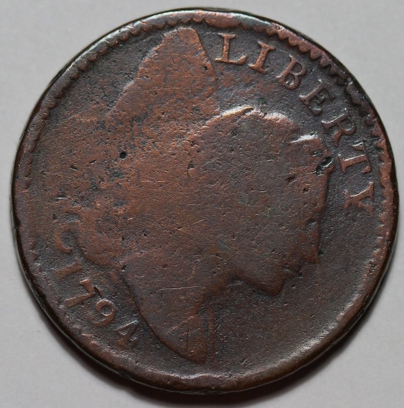 1794 Liberty Cap Large Cent, Head of 1795 (S-71) - US 1c Copper Coin | eBay