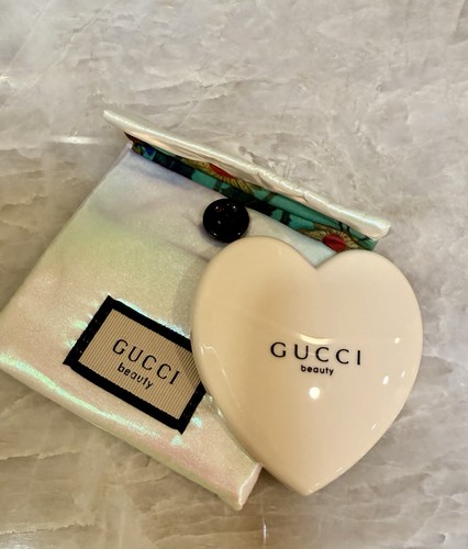 Gucci Beauty Heart Mirror With Pouch GWP Gift Set Authentic | eBay