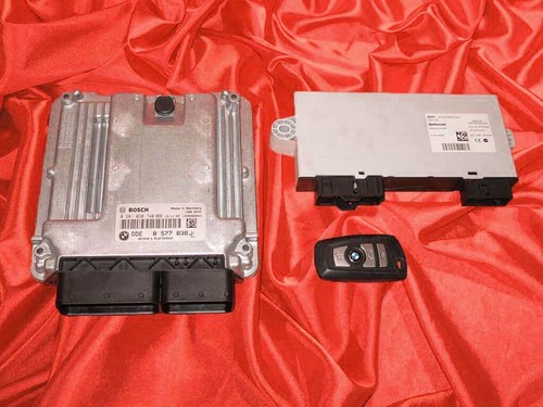 BMW F10 F11 5 series 3.0d DIESEL ENGINE ECU SET CONTROL MODULE DDE CAS4 ...