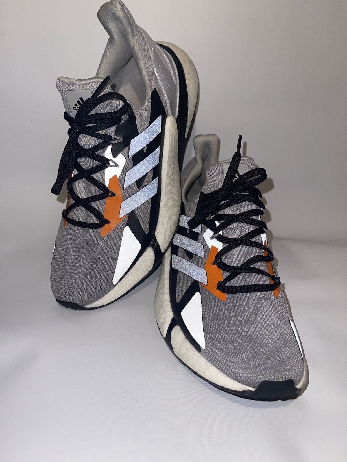 Adidas X9000L4 Boost Running Sneakers Shoes Grey Metallic Orange FW8414 ...