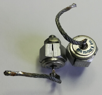 2 BYX28-200R Rectifier Diode, A.Capsule, 200v, 25A, Ir.= 500μA/125°C ...