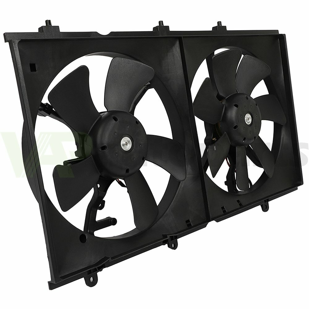 Radiator Condenser Cooling Fan Assembly For 2003 2004-2007 Mitsubishi ...