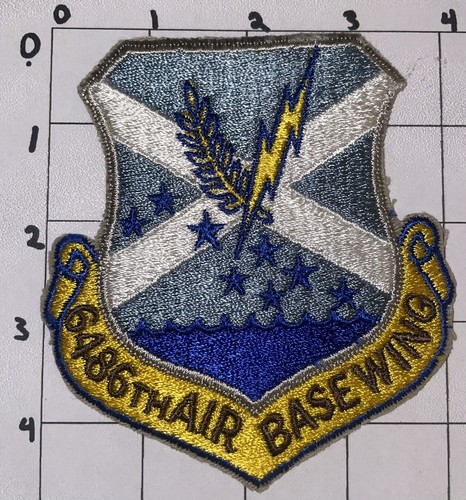 1970s-1990s USAF 6486th Air Base Wing Patch(4) | eBay