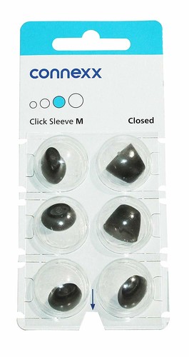 Siemens Signia Connexx Hearing Aid Click Sleeve Domes Tips Silk Medium ...