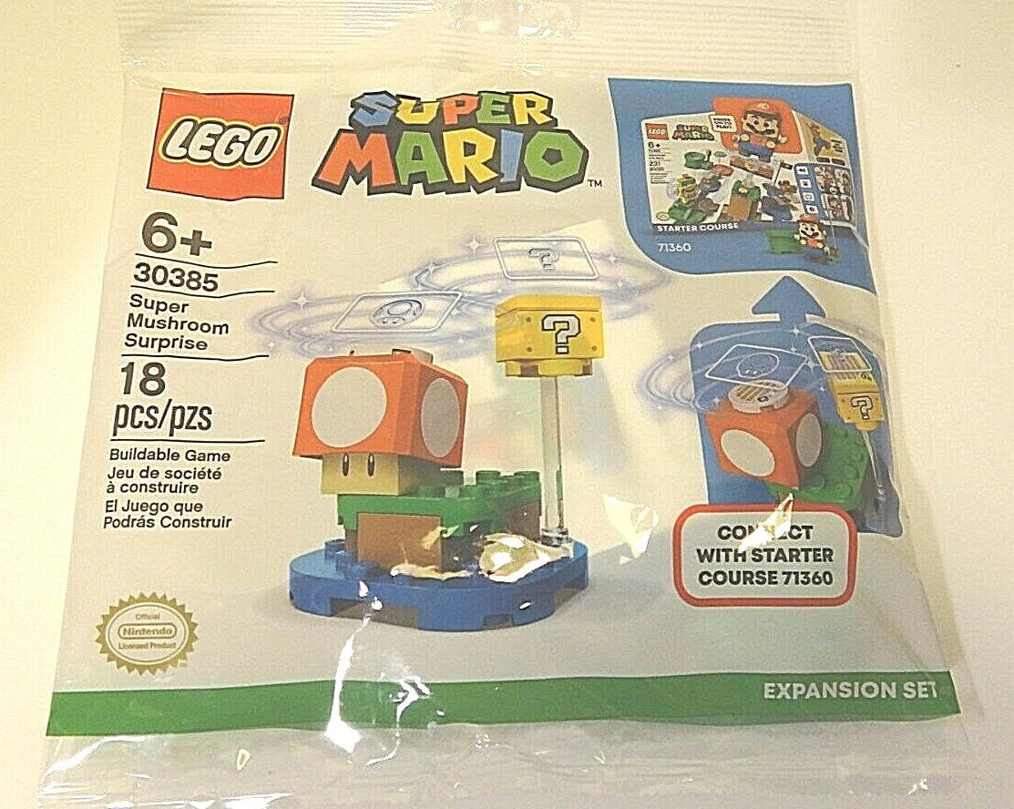 NEW!! LEGO SUPER MARIO 'Super Mushroom Surprise' Polybag 18 Pieces ...