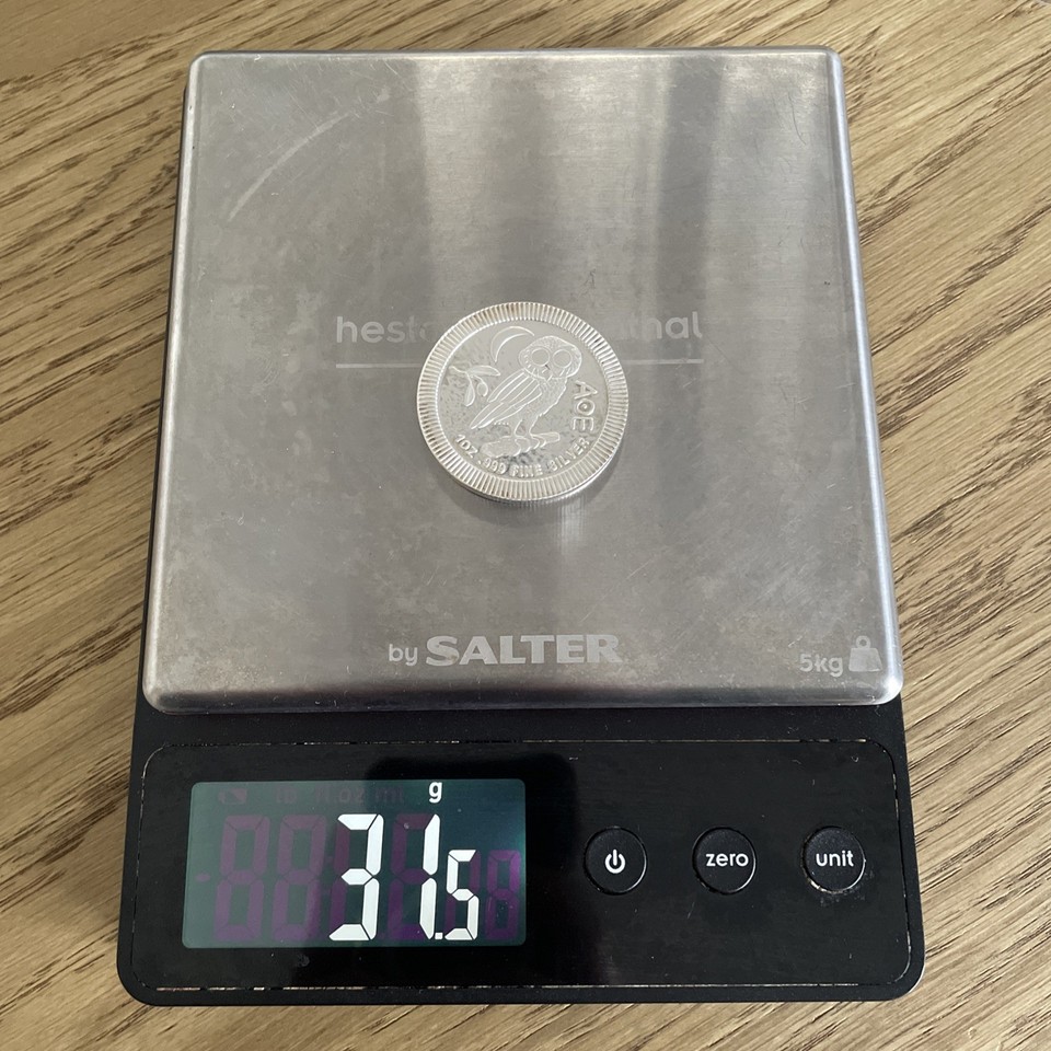 2017 ATHENIAN OWL ANCIENT GREEK AOE NIUE 1oz .999 FINE SILVER COIN ...