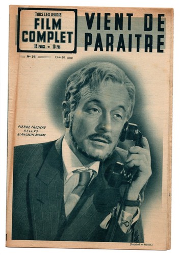 FILM COMPLET N° 201 Pierre FRESNAY RELLYS Frank VILLARD BROCHARD Clark ...
