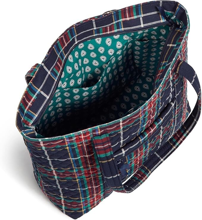 NEW/NWT VB Vera Bradley TARTAN PLAID Vera Tote 28886 Handbag Christmas ...
