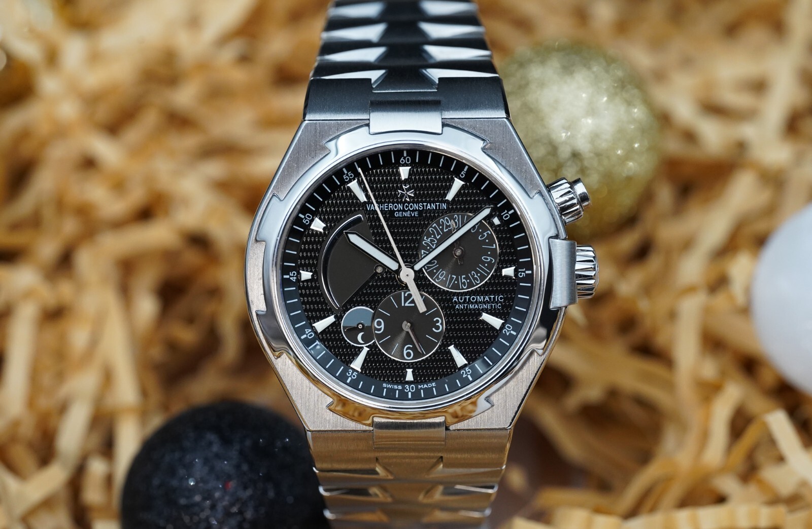 Vacheron Constantin Overseas Dual Time Men's Black Dial Vacheron Constantin Overseas Dual Time Men's Black Dial