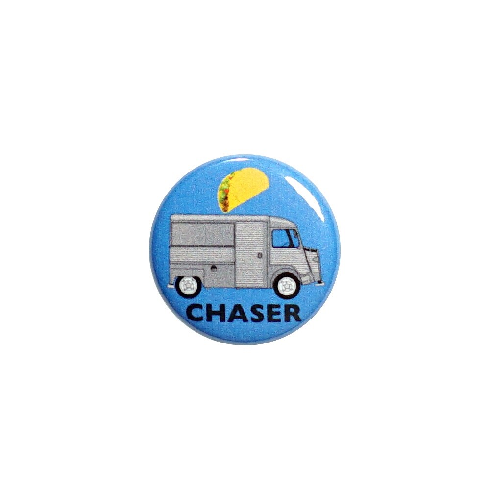 Taco Truck Chaser Fridge Magnet Cute Taco Tuesday Tacos Round Magnet 1 ...