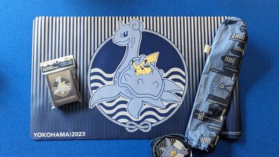 2023 Pokemon World Championships Lapras Playmat and Sleeves **See ...